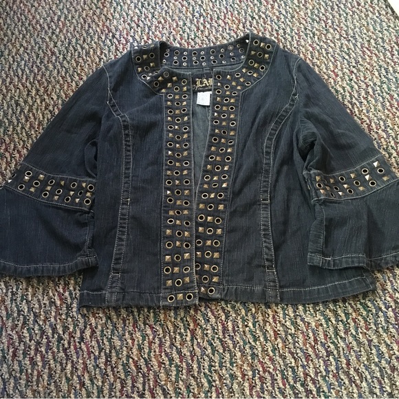 Lal | Jackets & Coats | Bell Sleeve Denim Jacket | Poshmark